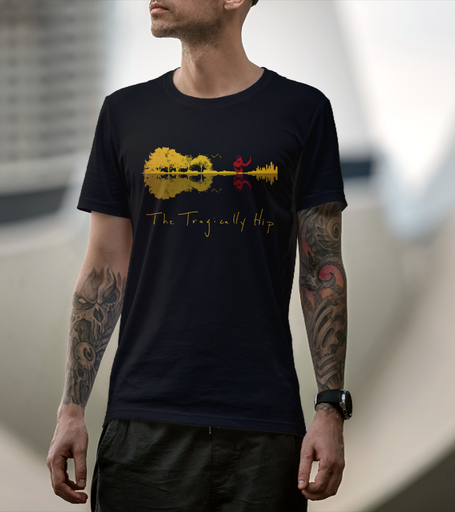 The Tragically Hip Trees And Cityscape Reflection T-Shirt