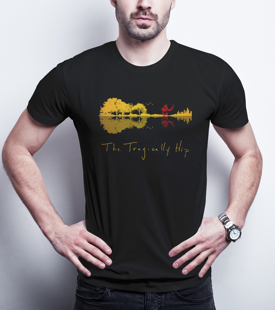 The Tragically Hip Trees And Cityscape Reflection T-Shirt