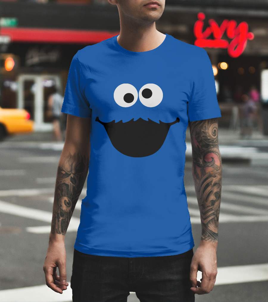 Cookie Monster Face T-Shirt