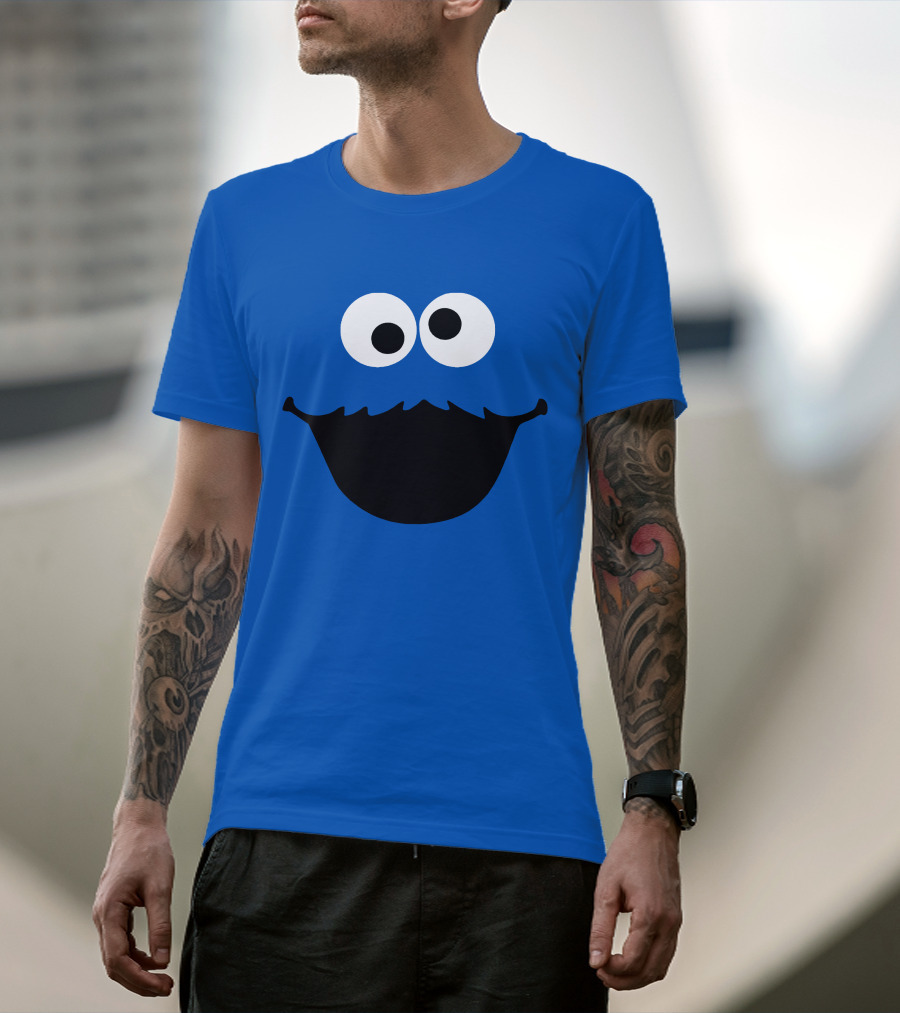 Cookie Monster Face T-Shirt