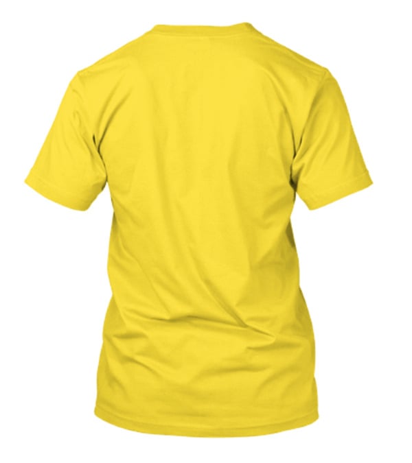 The Sky Was Yellow The Sun Was Blue Reflective Landscape And City Skyline T-Shirt