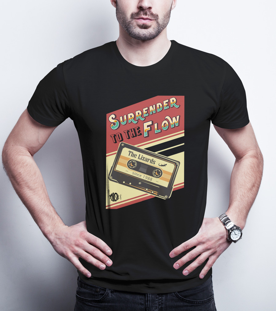 Surrender To The Flow The Lizards Since 1988 Cassette T-Shirt