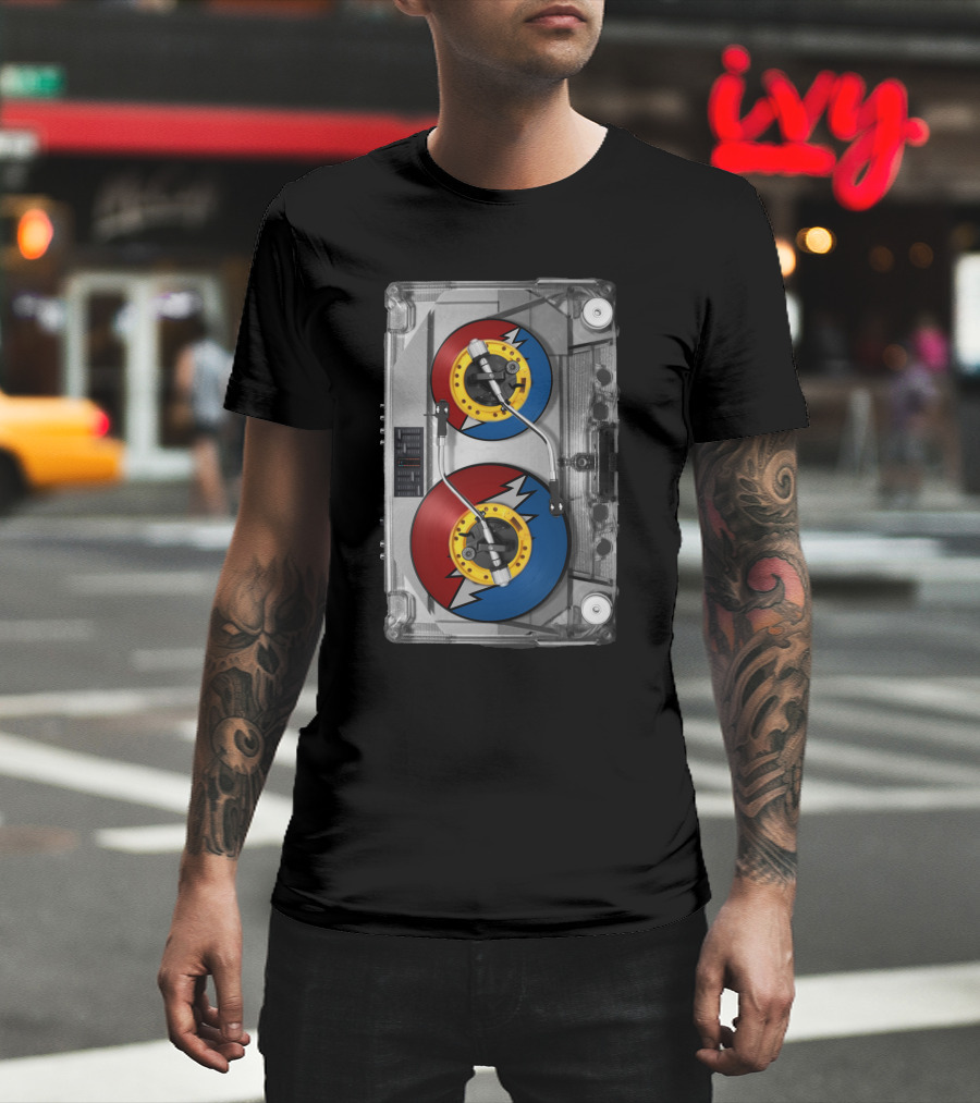 Grateful Dead Cassette Tape Retro Vibe T-Shirt