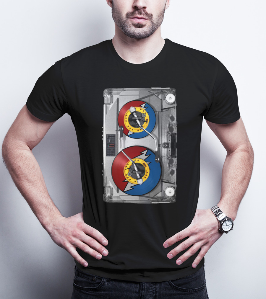 Grateful Dead Cassette Tape Retro Vibe T-Shirt
