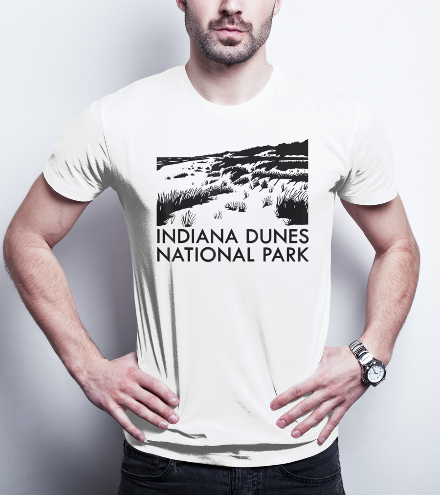 Indiana Dunes National Park Scenic Landscape T-Shirt