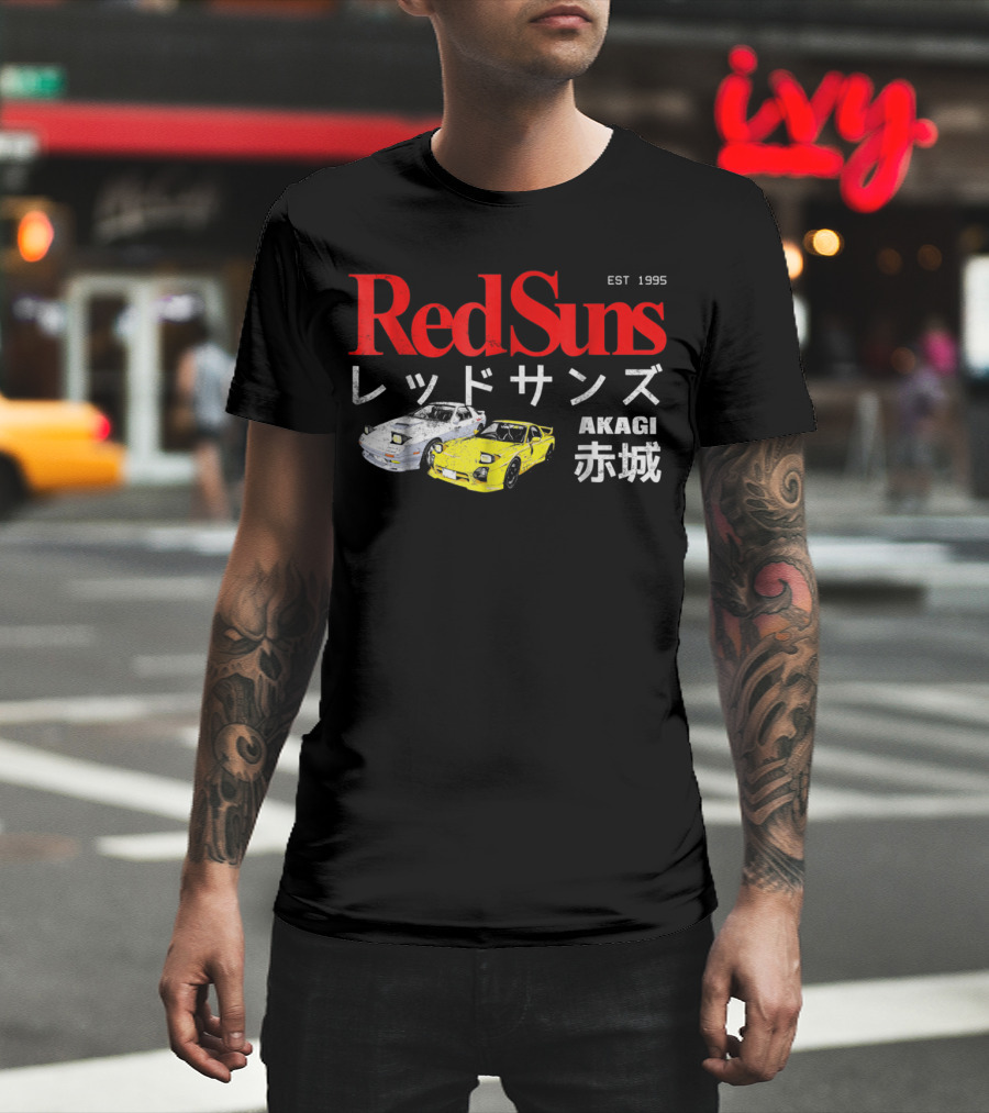 RedSuns Akagi EST 1995 Initial D T-Shirt
