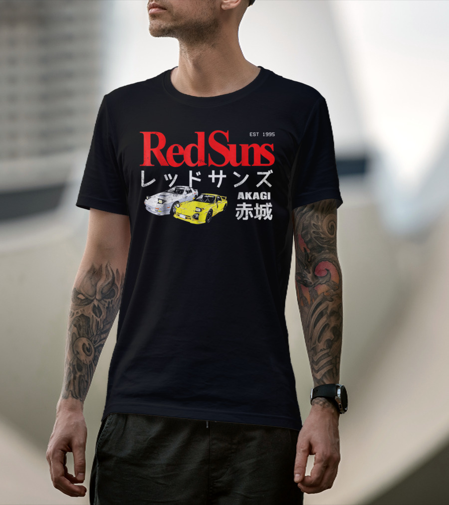 RedSuns Akagi EST 1995 Initial D T-Shirt
