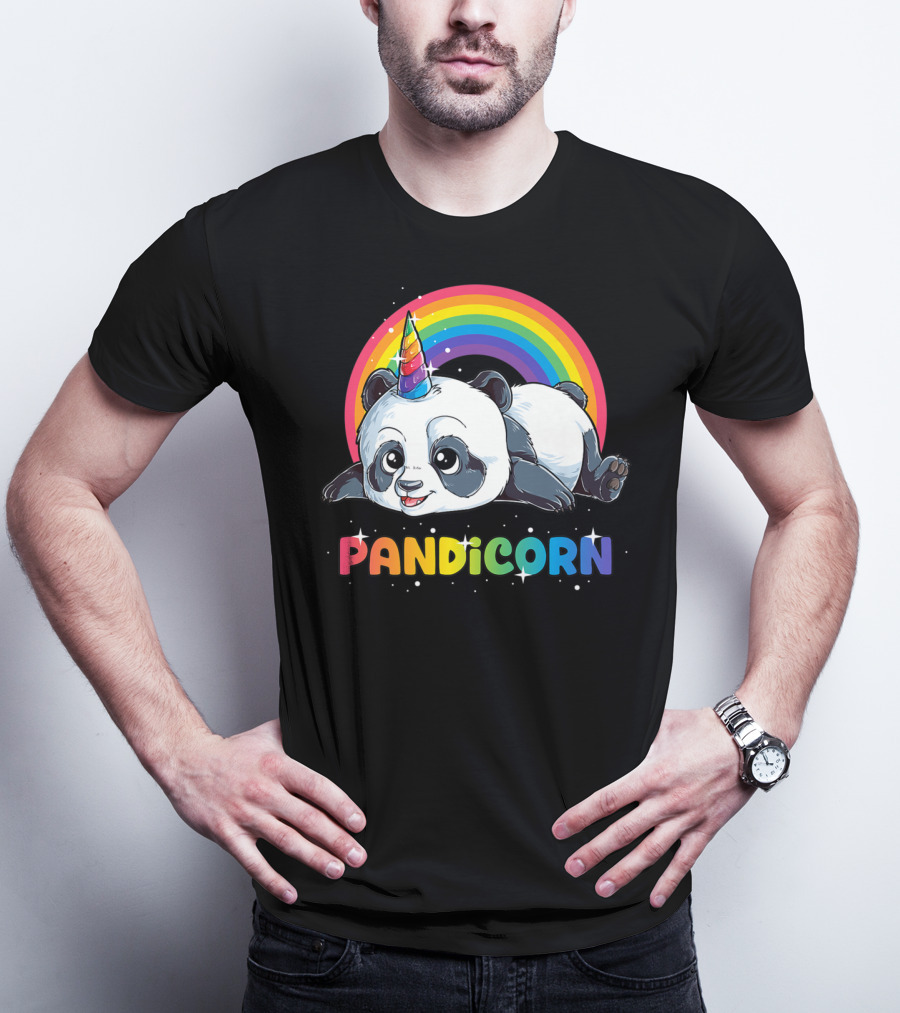 Pandicorn Panda Unicorn Rainbow Pandacorn T-Shirt