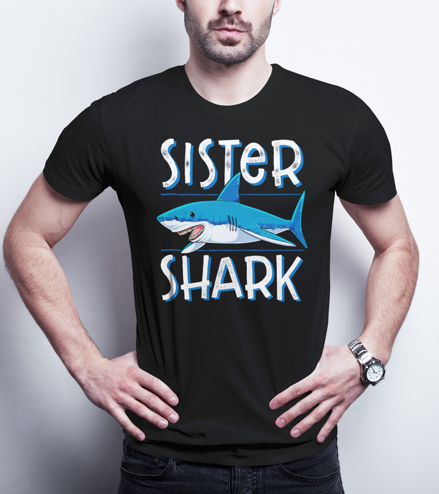 Sister Shark Family Matching Jawsome Shark T-Shirt
