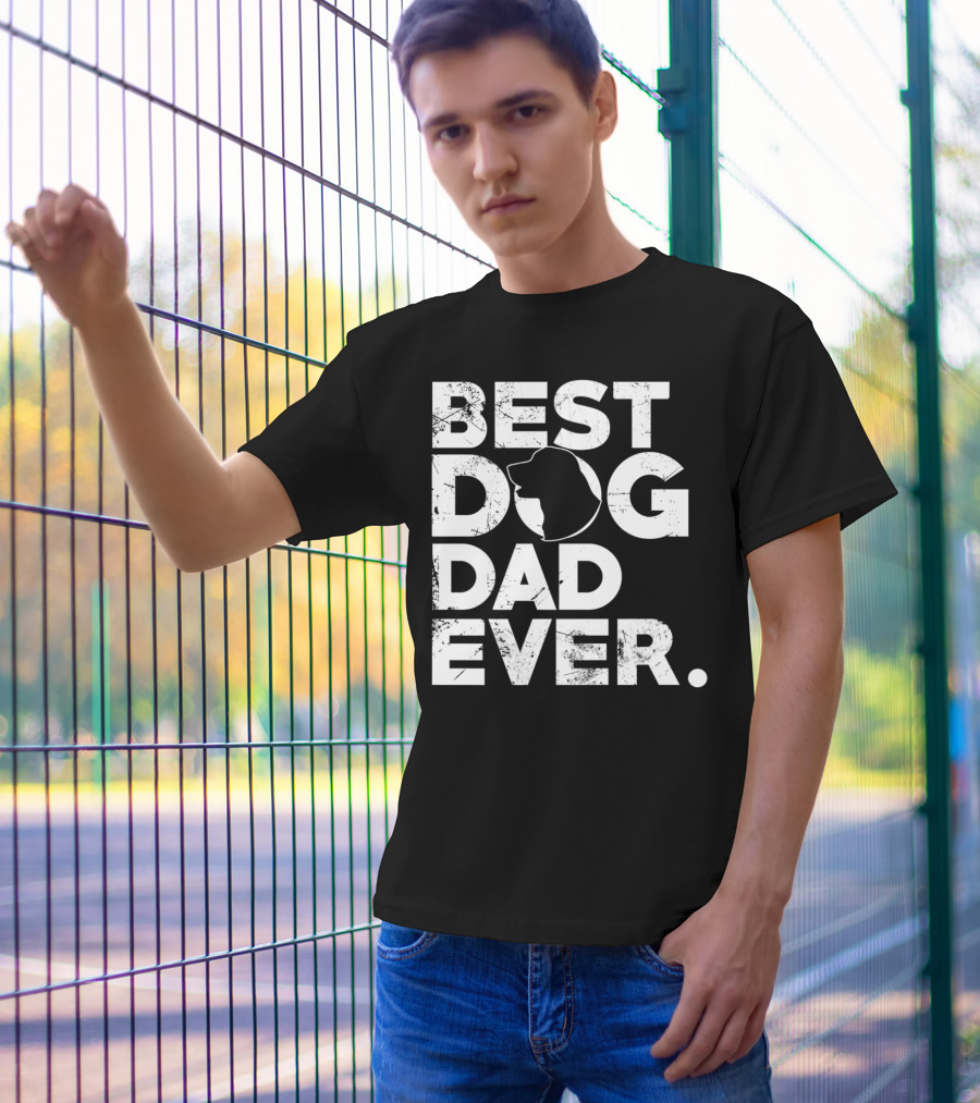 Best Golden Retriever Dog Dad Ever T-Shirt