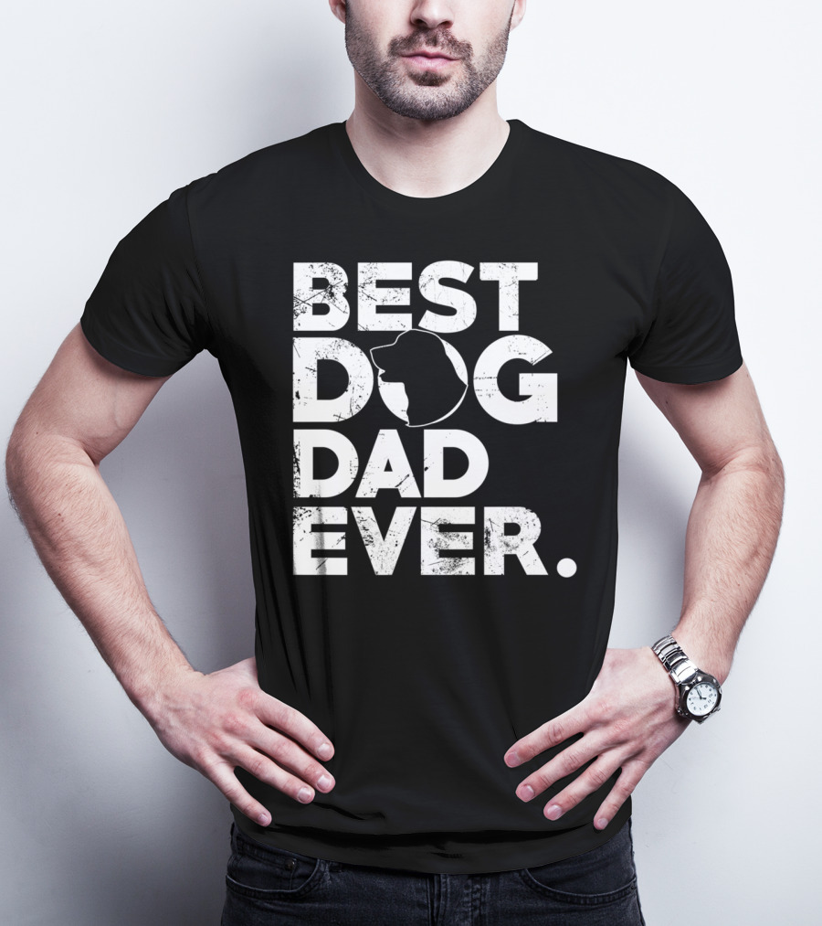 Best Golden Retriever Dog Dad Ever T-Shirt
