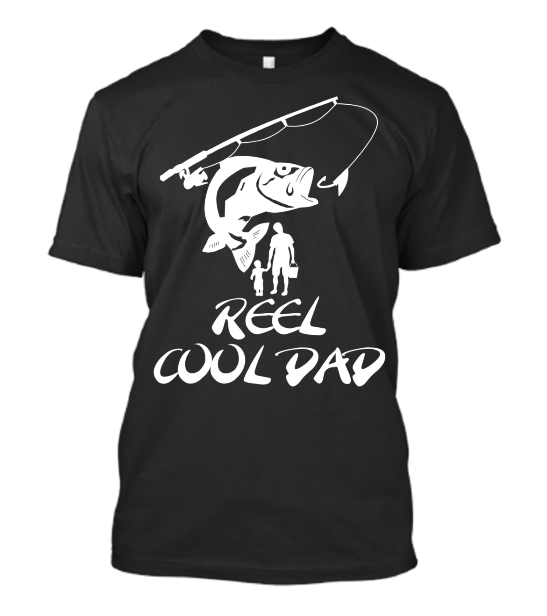 Father And Son Fishing Reel Cool Dad T-Shirt