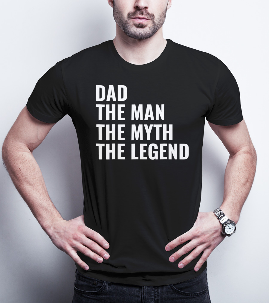 Mens Awesome Dad The Man The Myth The Legend T-Shirt