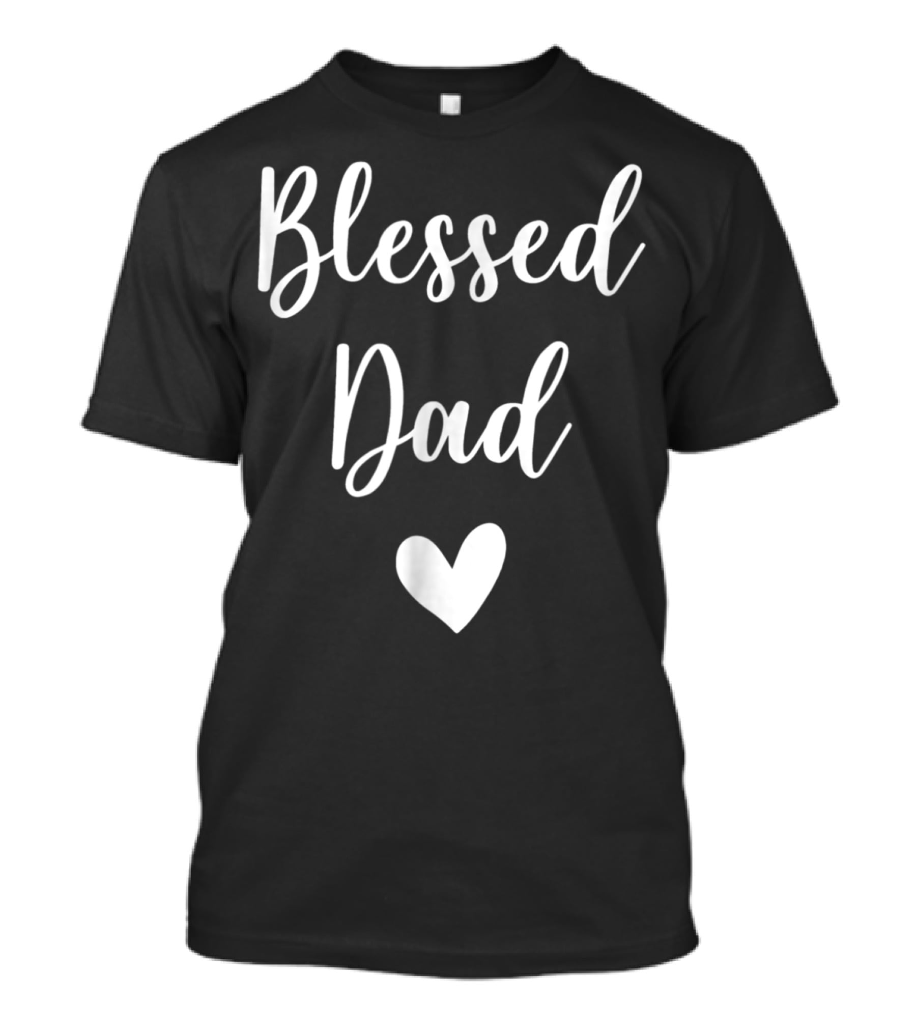 Blessed Dad Heart T-Shirt