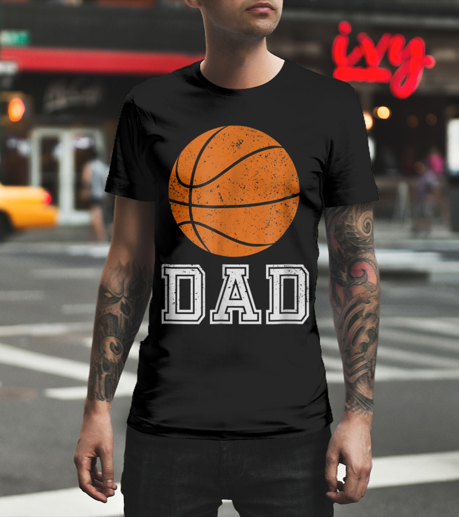 Dad Basketball Ballers For Baller Daddies53 T-Shirt