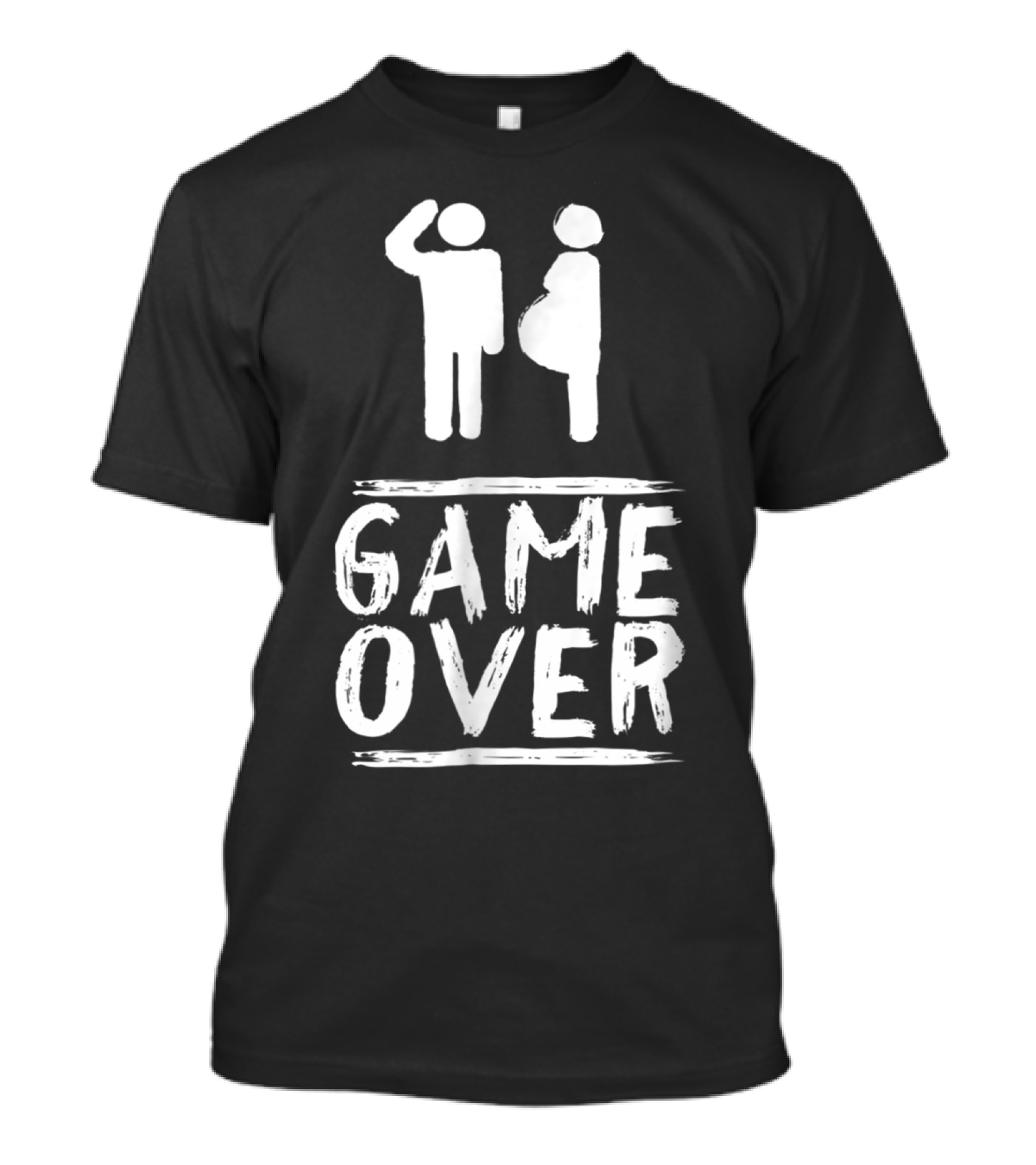 Game Over Cute Pregnancy New Babies New Dad Expecting Parent T-Shirt