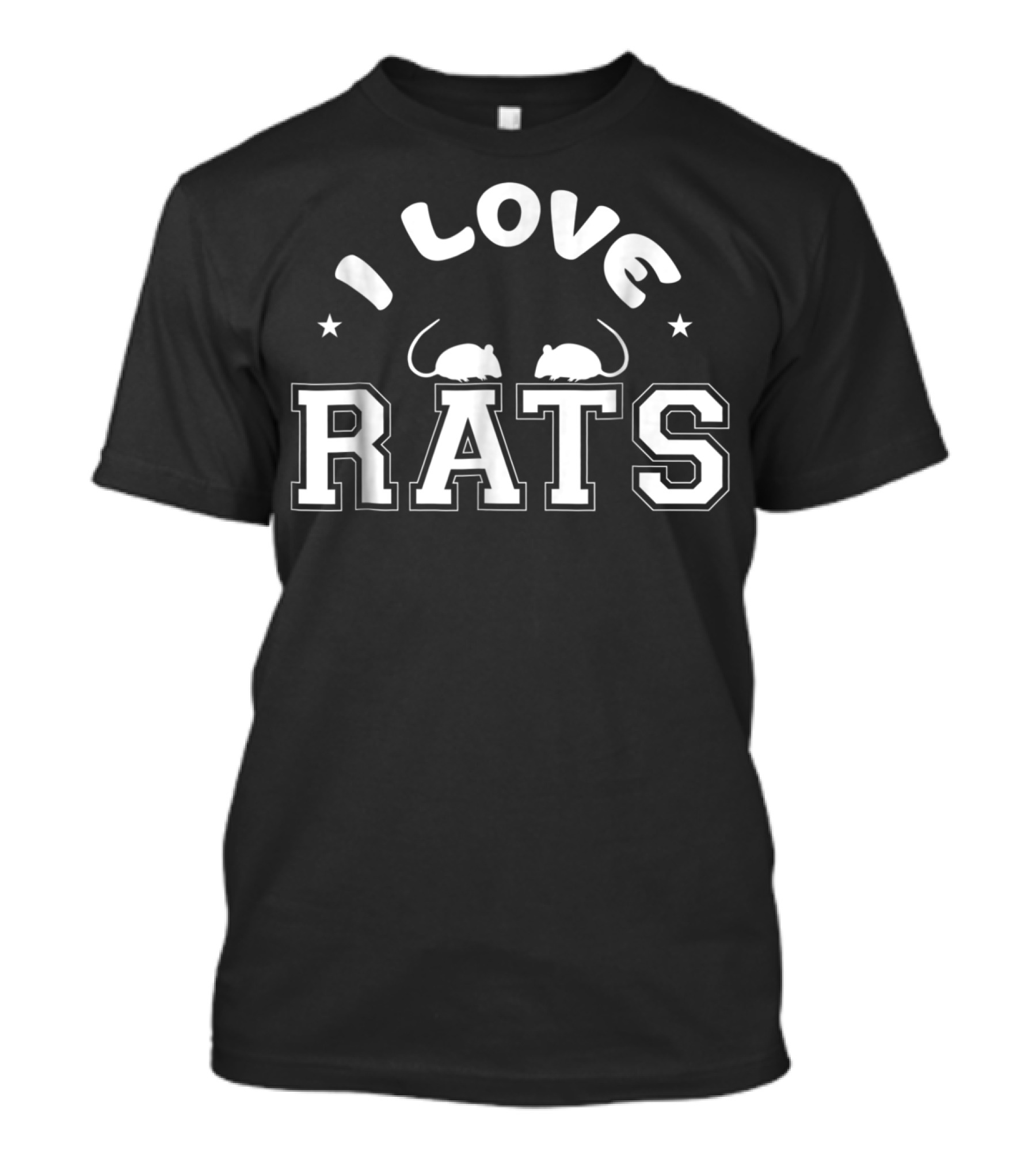 I Love Rats Christmas Rat Holiday T-Shirt