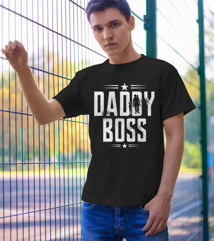 Father Son Daddy Boss Fathers Day T-Shirt