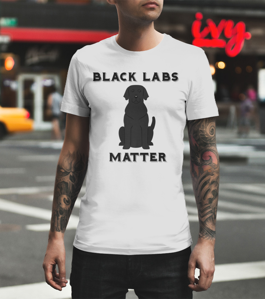 Black Labs Matter Chocolate Labrador Go30 T-Shirt