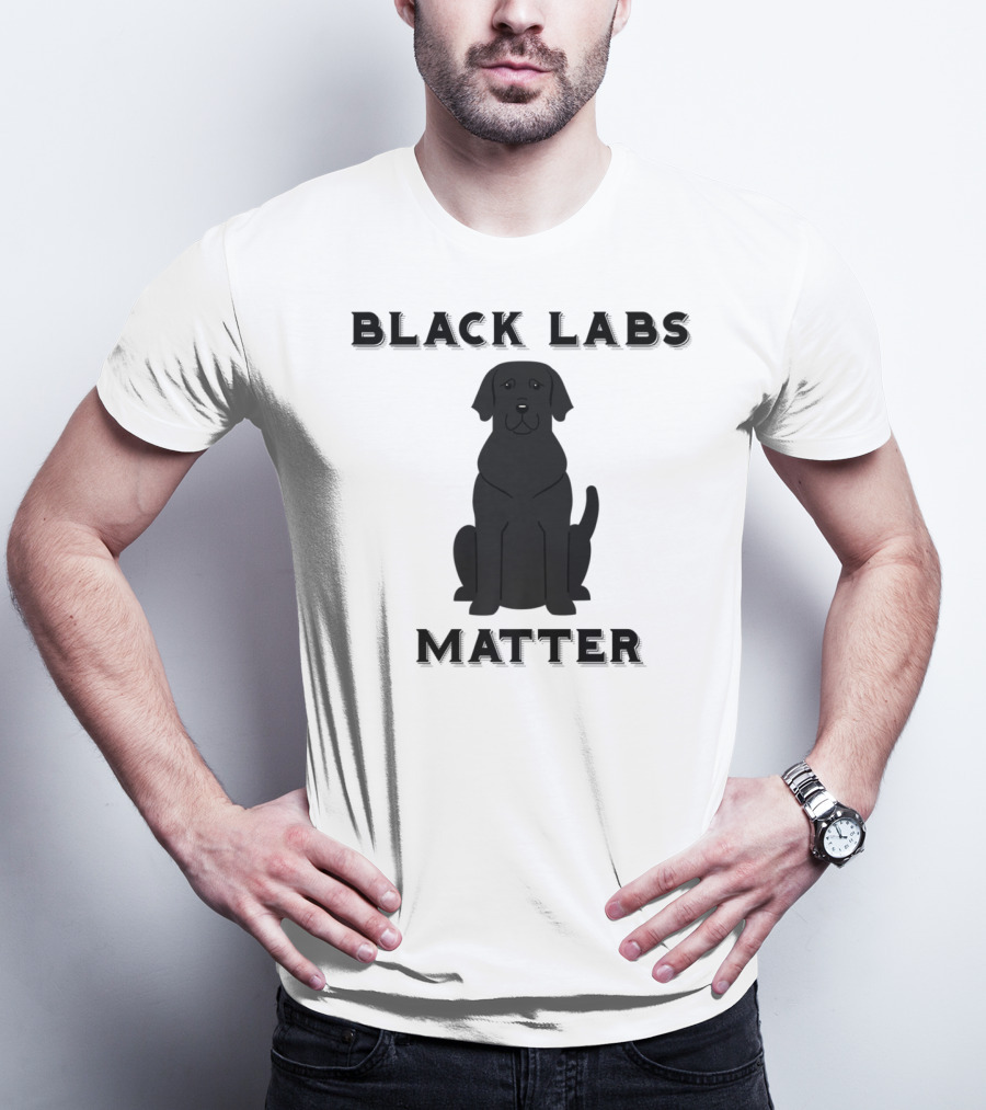Black Labs Matter Chocolate Labrador Go30 T-Shirt