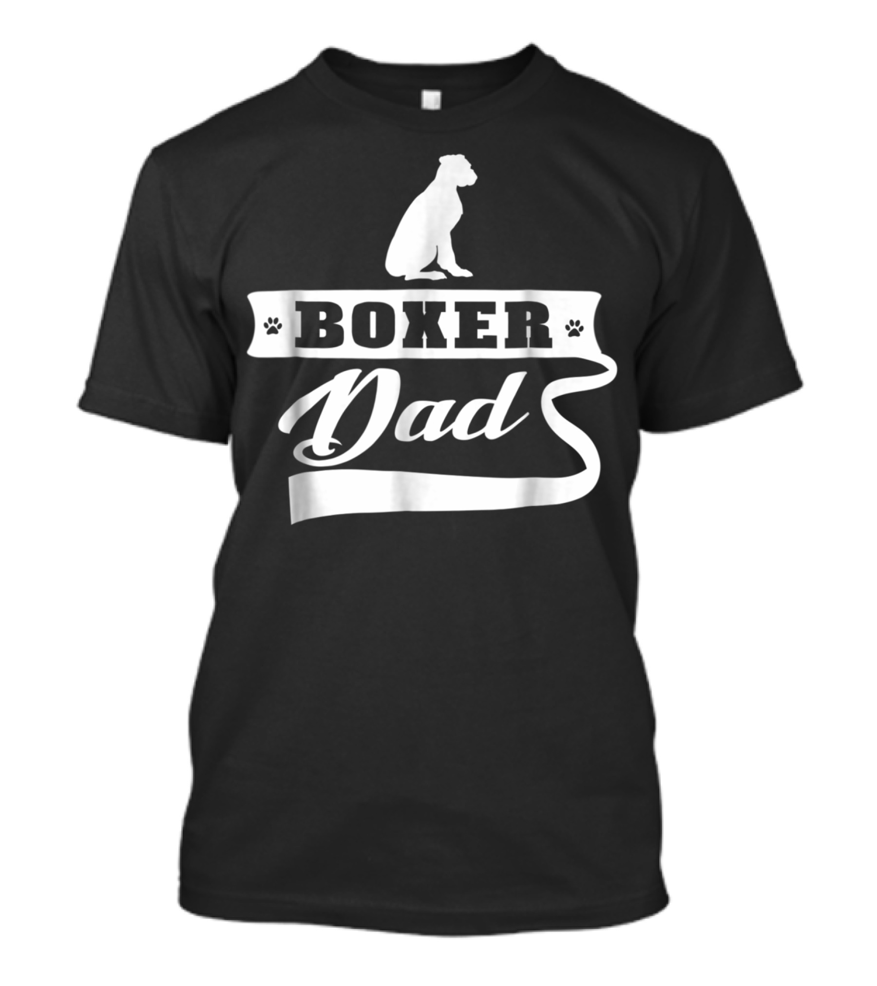 Boxer Dad Dog Mens Animal T-Shirt