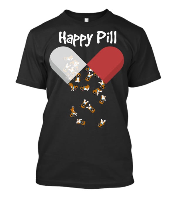 Happy Pill Boxer Dog Cute53 T-Shirt