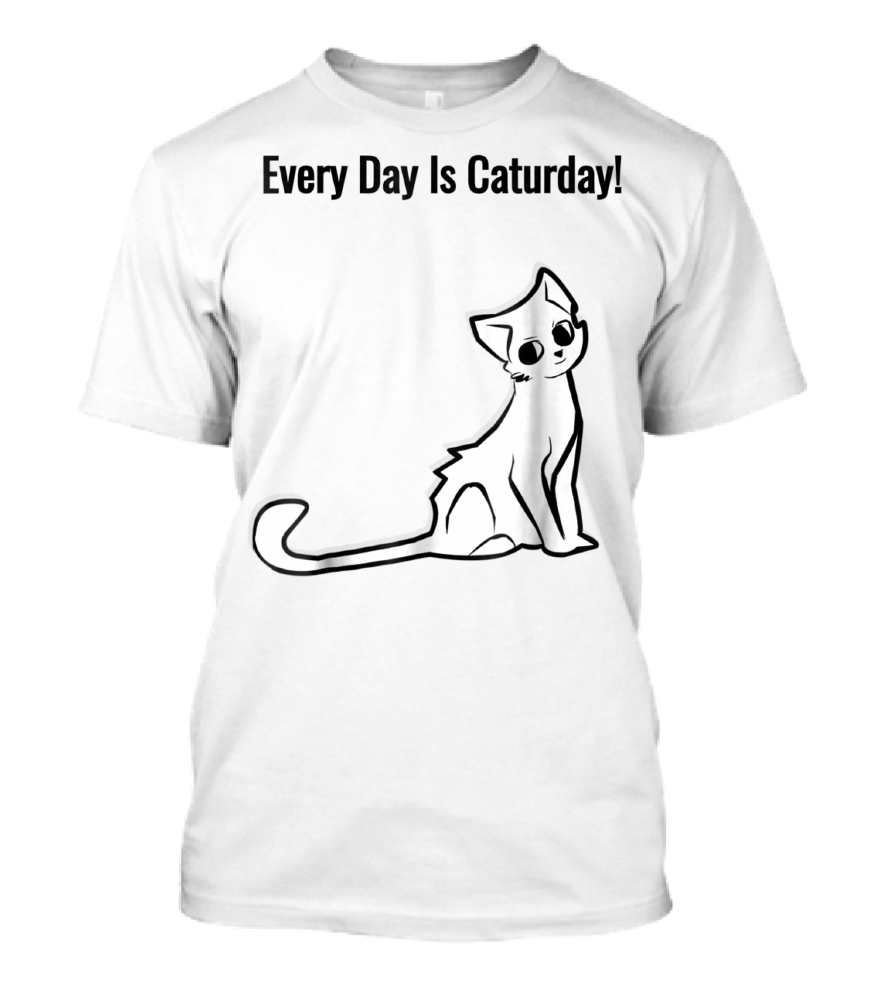Every Day Is Caturday Cat Lover Cat Mom Dad T-Shirt