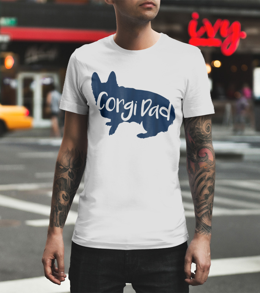 Corgi Dad CorgiLover Dog T-Shirt