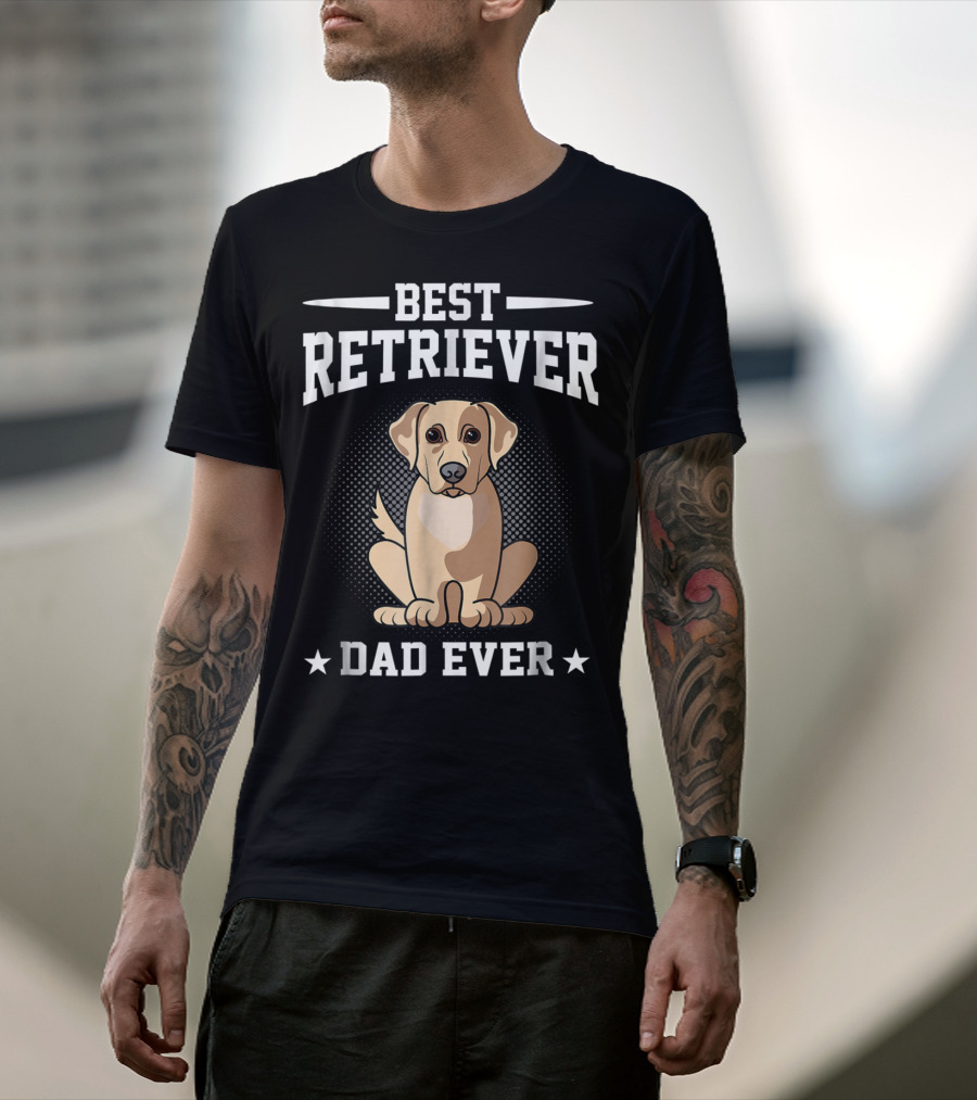 Best Retriever Dad Ever T-Shirt