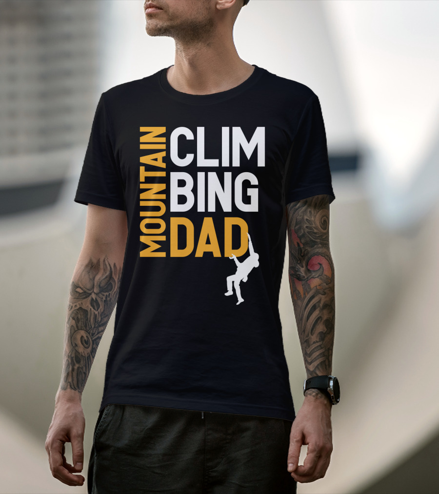 MOUNTAIN CLIMBING DAD T-Shirt