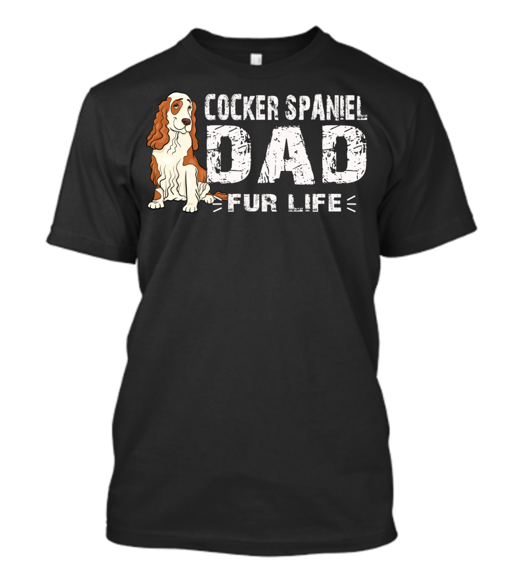 Cocker Spaniel Dad Fur Life T-Shirt