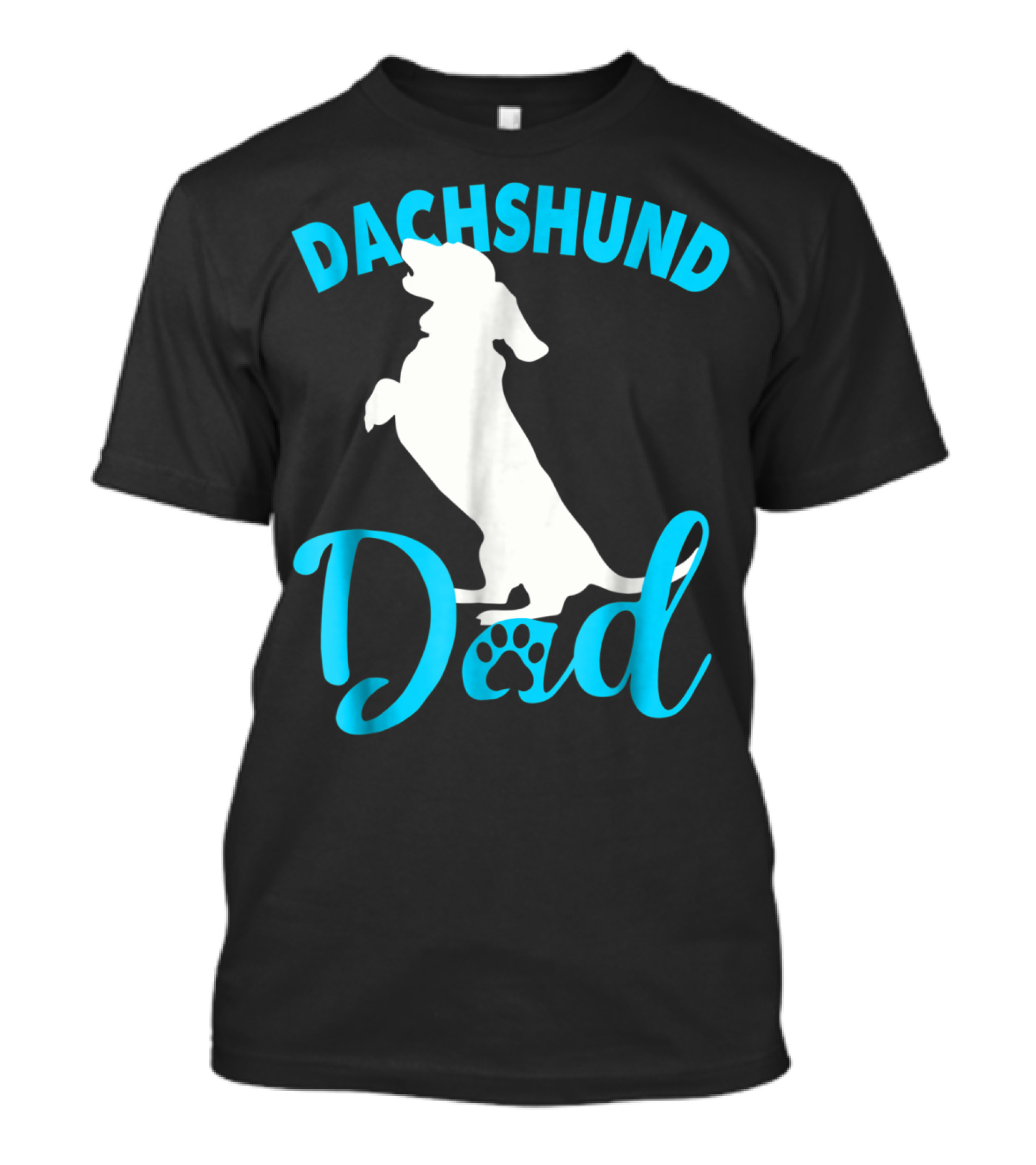 Dachshund Dad Paw Prints T-Shirt
