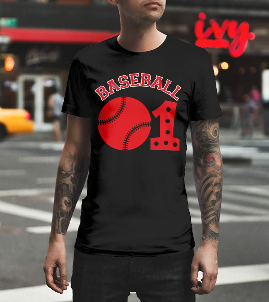 BASEBALL 01 BALL RED 1 T-Shirt