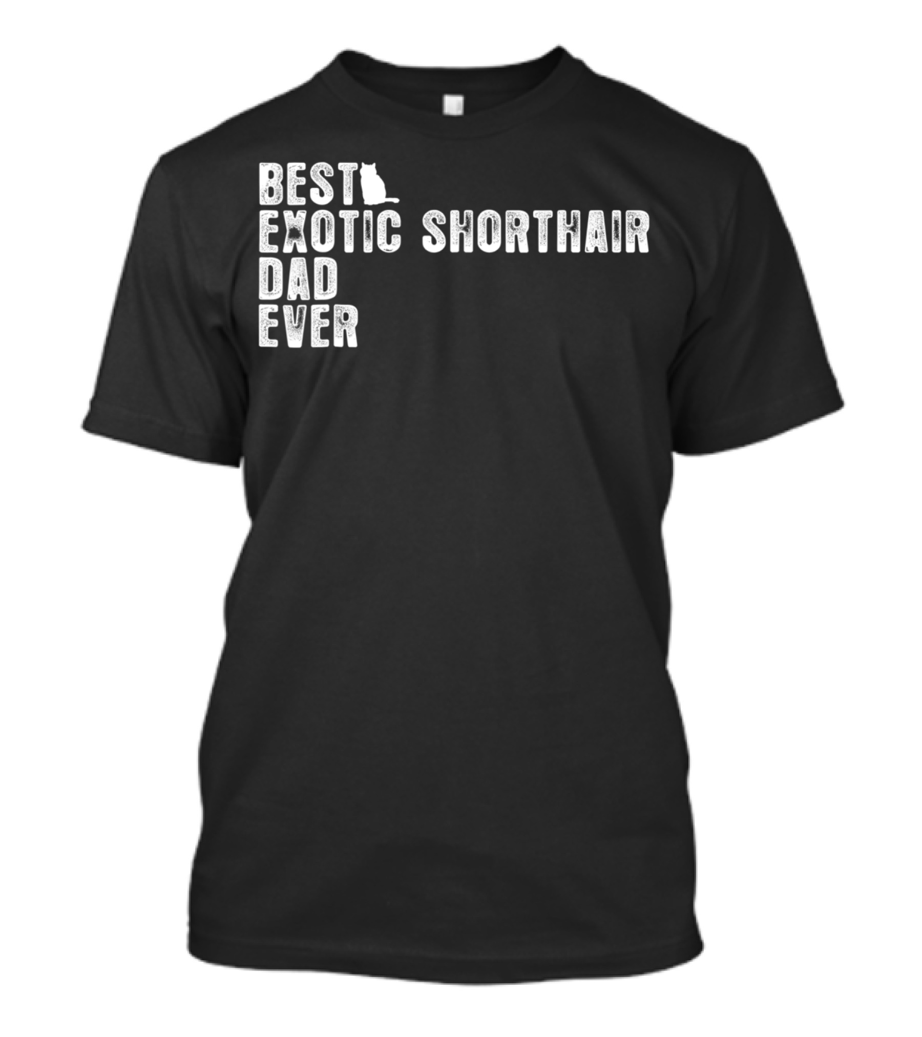 Best Exotic Shorthair Cat Dad Ever T-Shirt