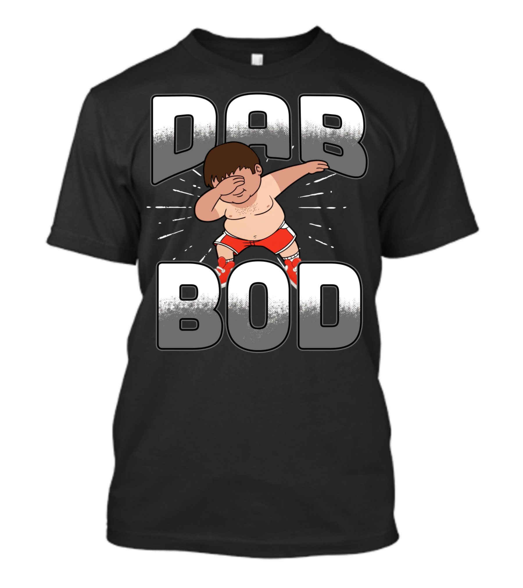 Dabbing Dad Bod Fun T-Shirt