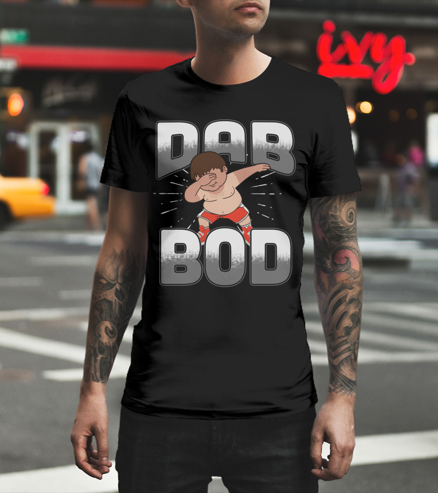 Dabbing Dad Bod Fun T-Shirt
