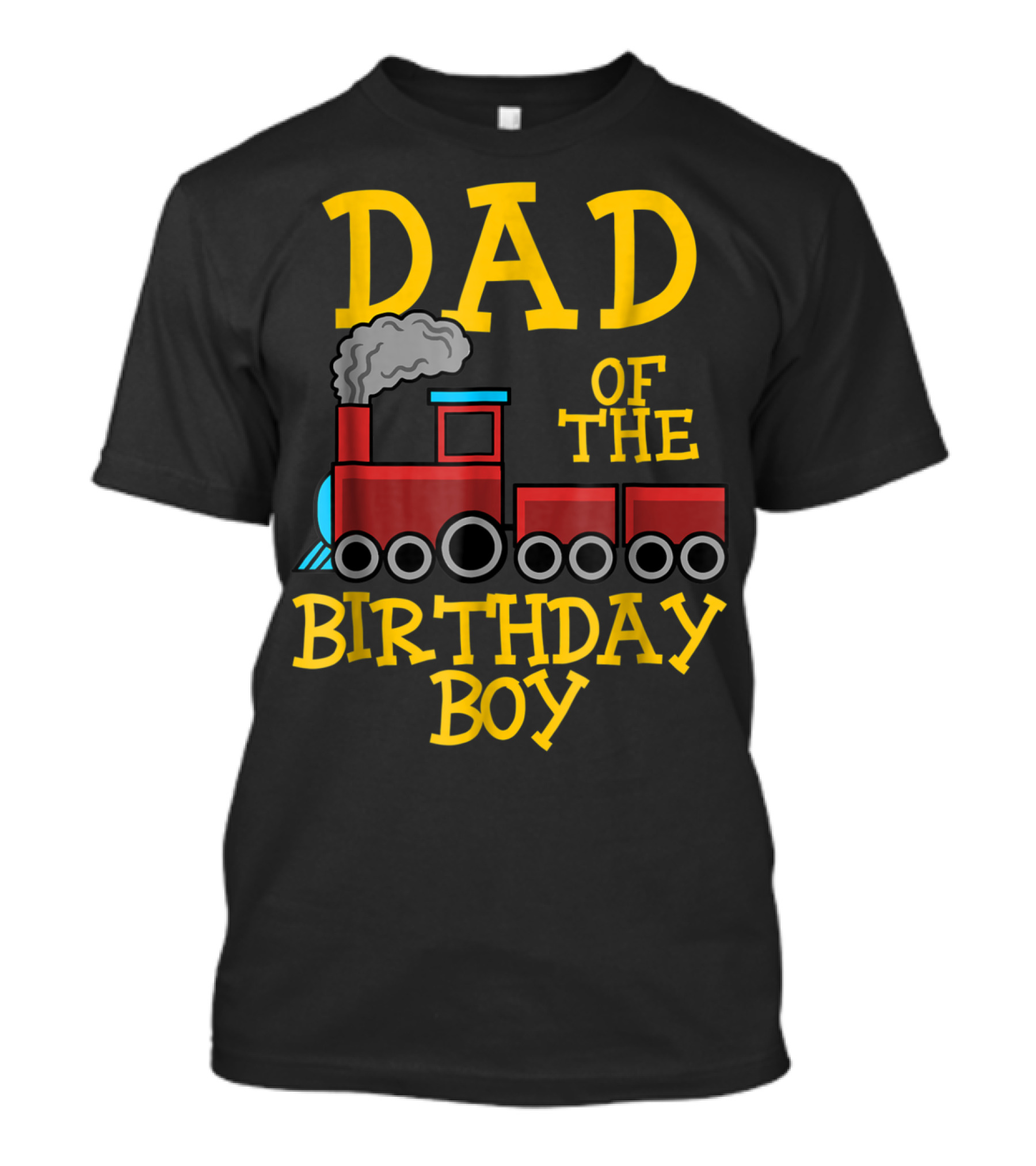 Dad Of The Birthday Boy Train Conductor T-Shirt