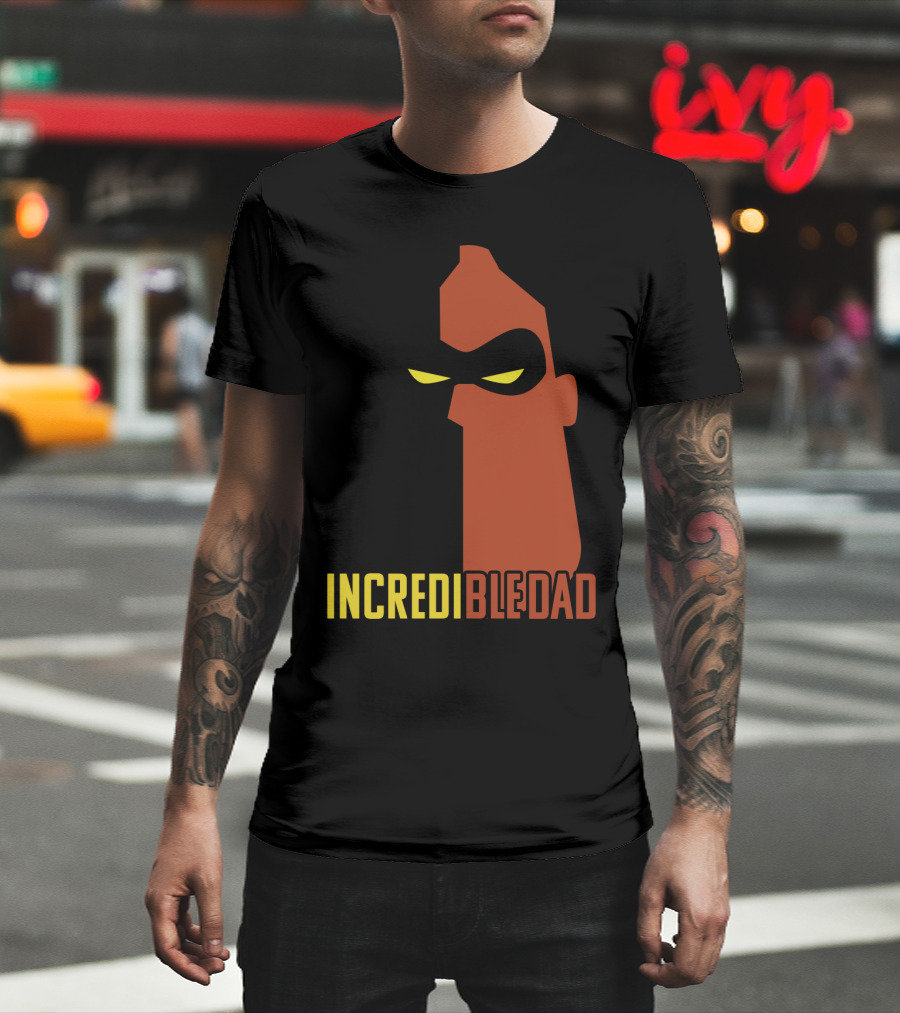 Disney Pixar Incredibles 2 IncrediBle Dad Hero Mask T-Shirt