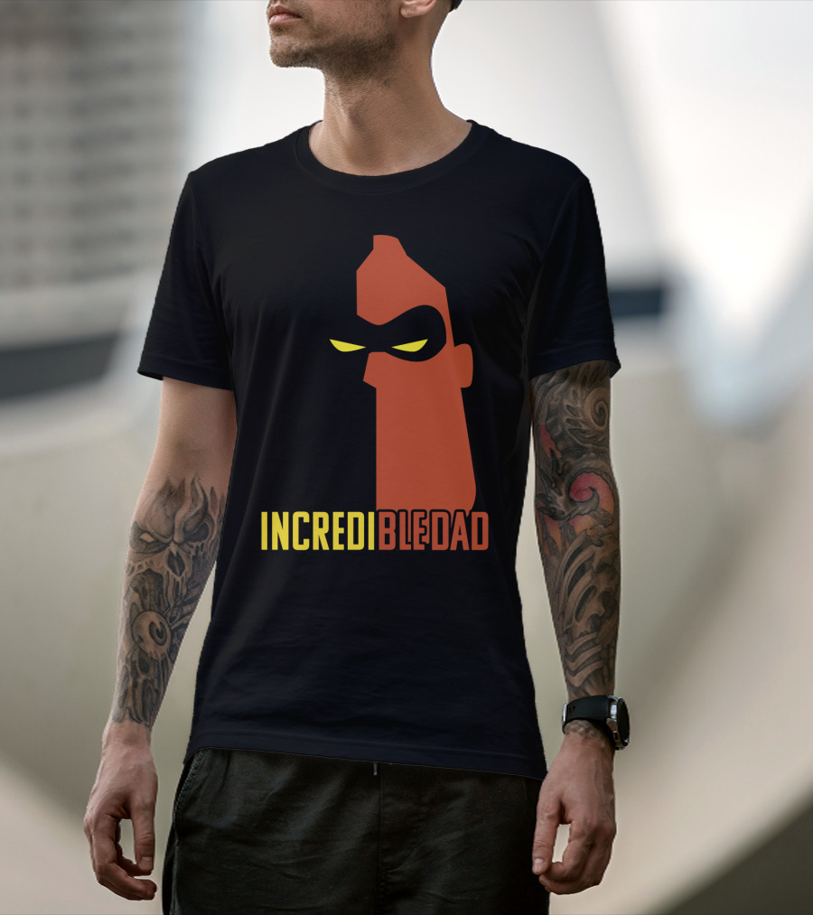 Disney Pixar Incredibles 2 IncrediBle Dad Hero Mask T-Shirt