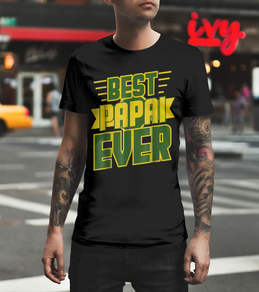 Best Papai Ever Awesome Brazilian Dad Brazil T-Shirt