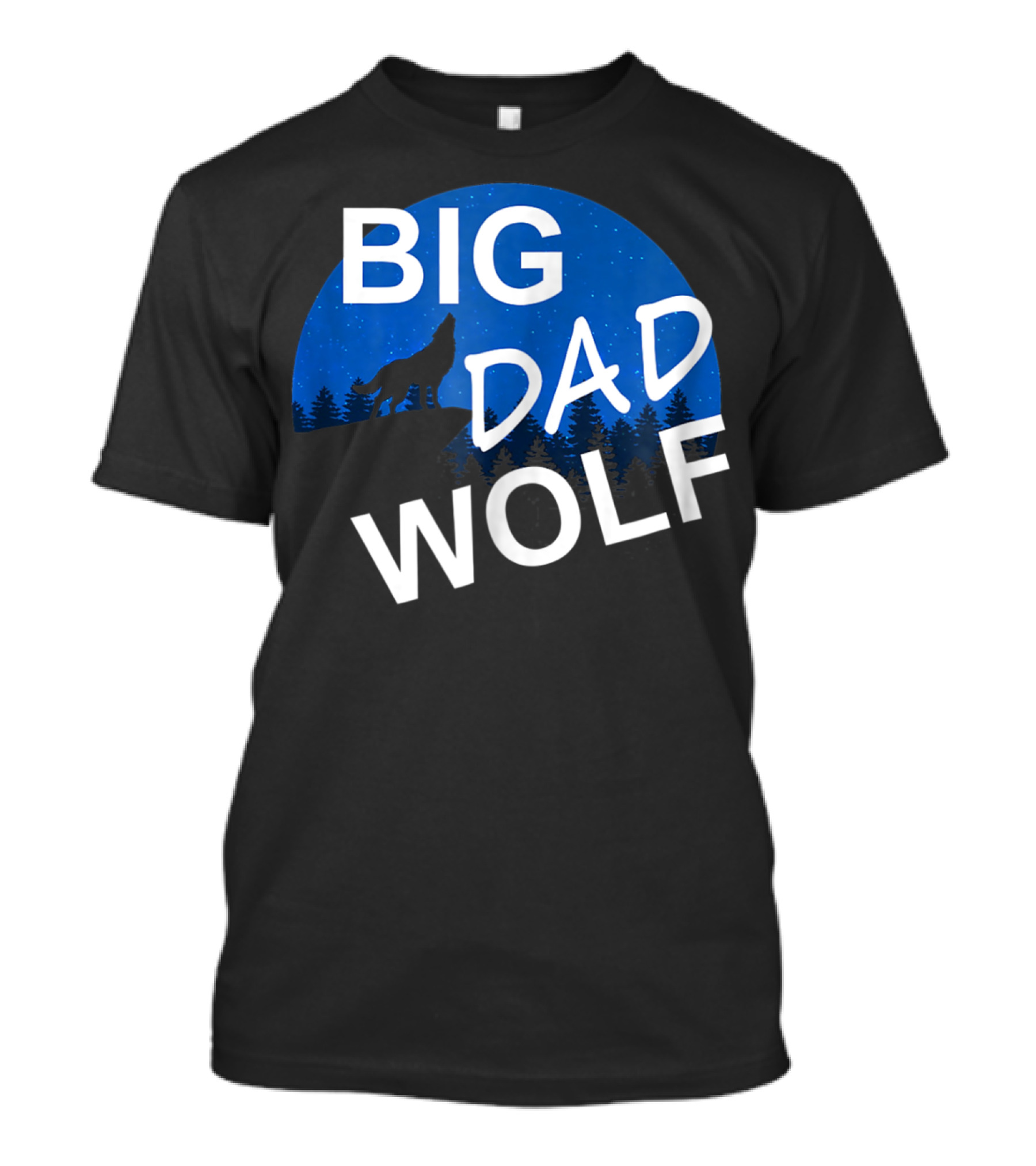 Big Dad Wolf Howling At The Moon 69 T-Shirt