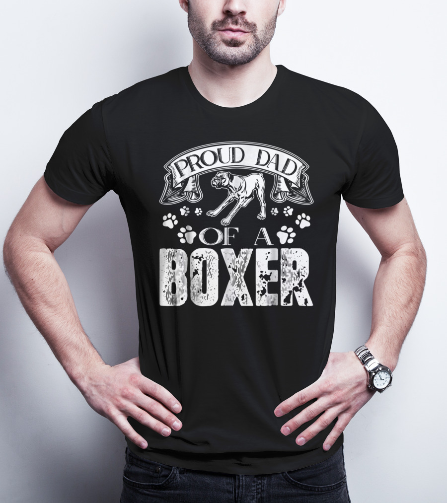 Proud Dad Of A Boxer T-Shirt