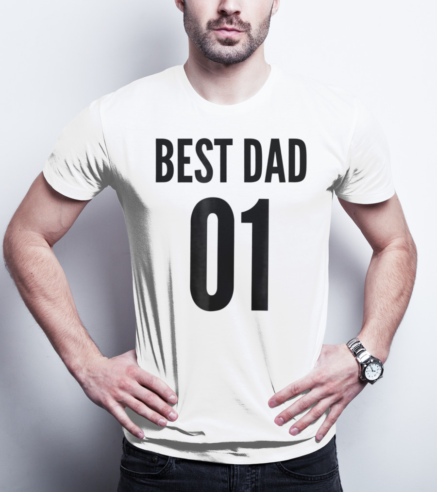 Best Dad 01 Number 1 Dad T-Shirt