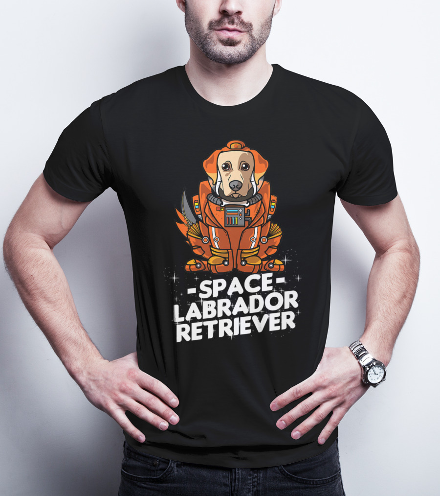 Space Labrador Retriever Space Suit Dog T-Shirt