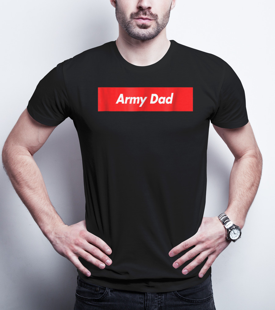 Army Dad Red Box T-Shirt