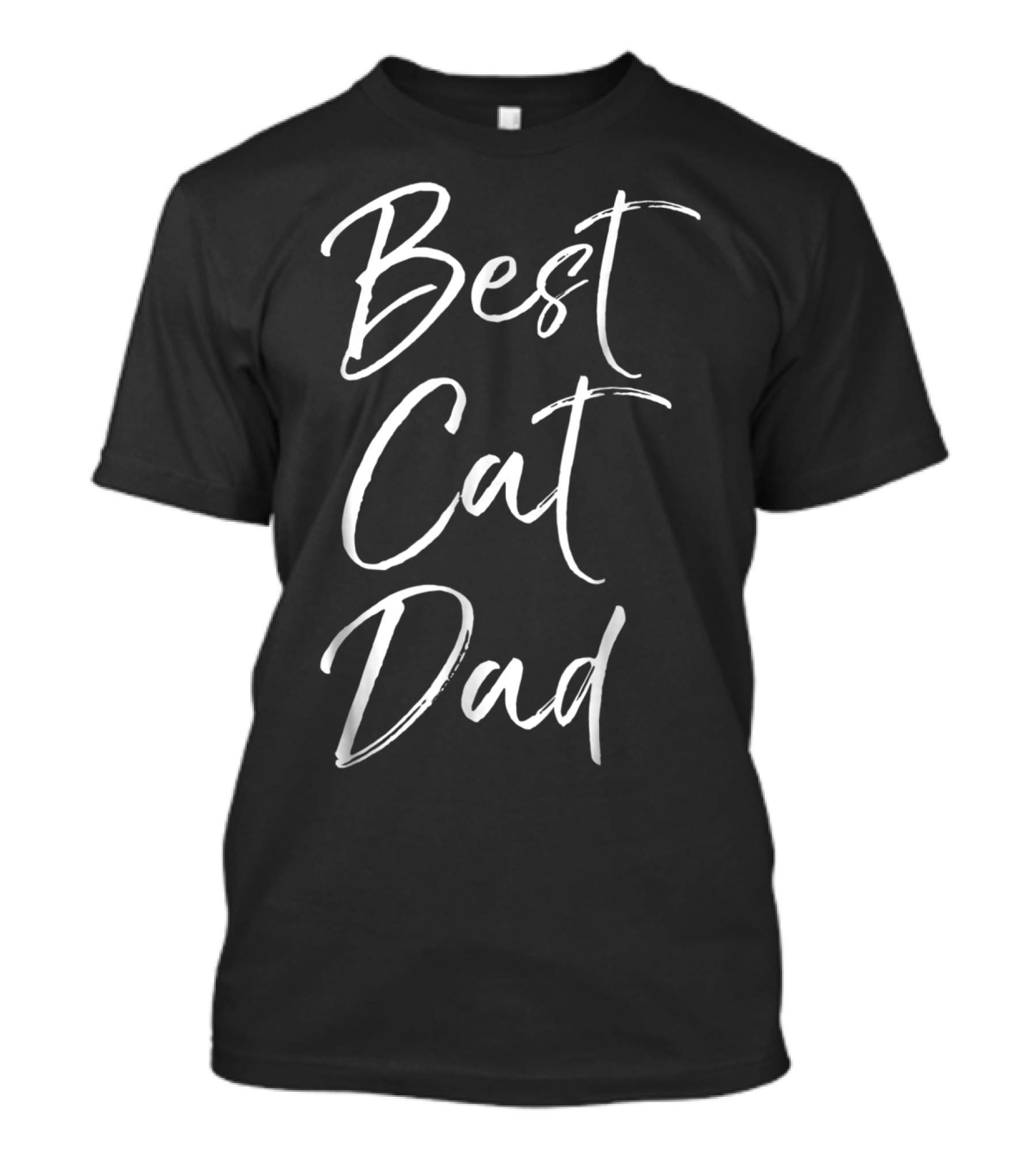 Best Cat Dad Funny Cool Feline Father Daddy T-Shirt