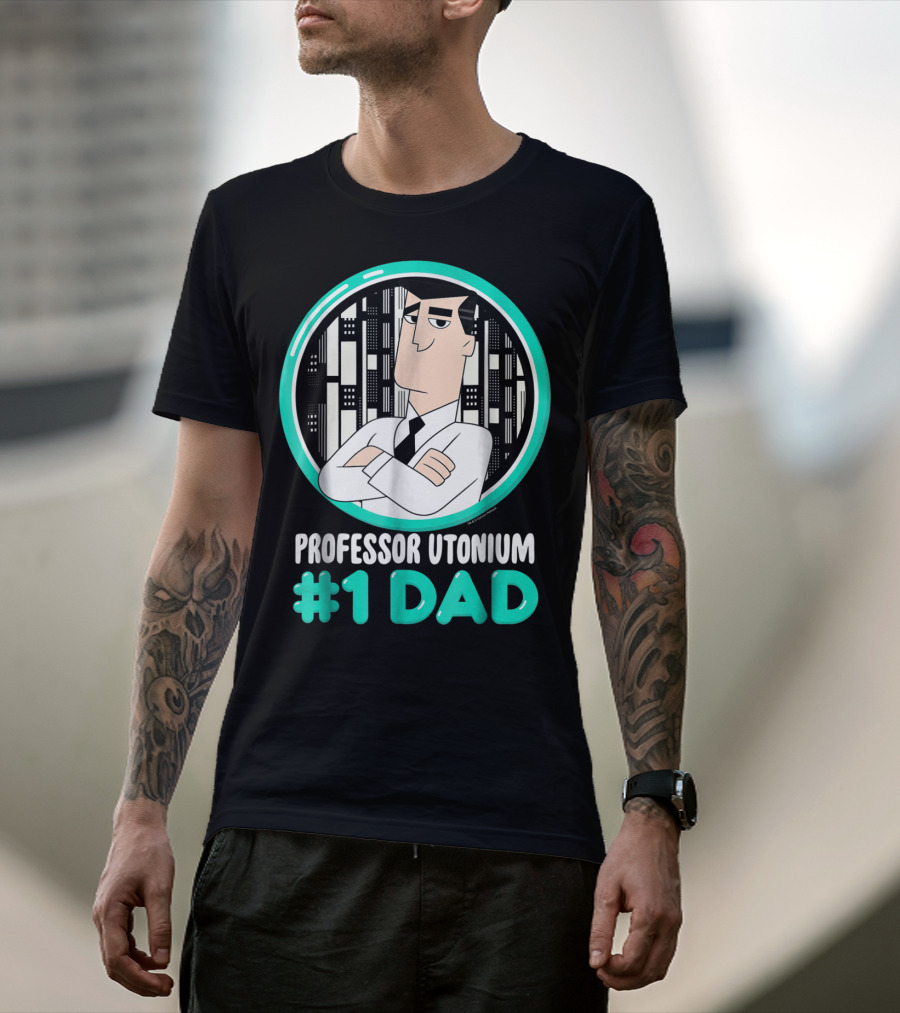 CN Powderpuff Girls Professor Utonium #1 Dad T-Shirt