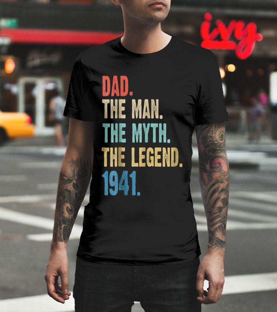 Dad The Man The Myth The Legend 1941 T-Shirt