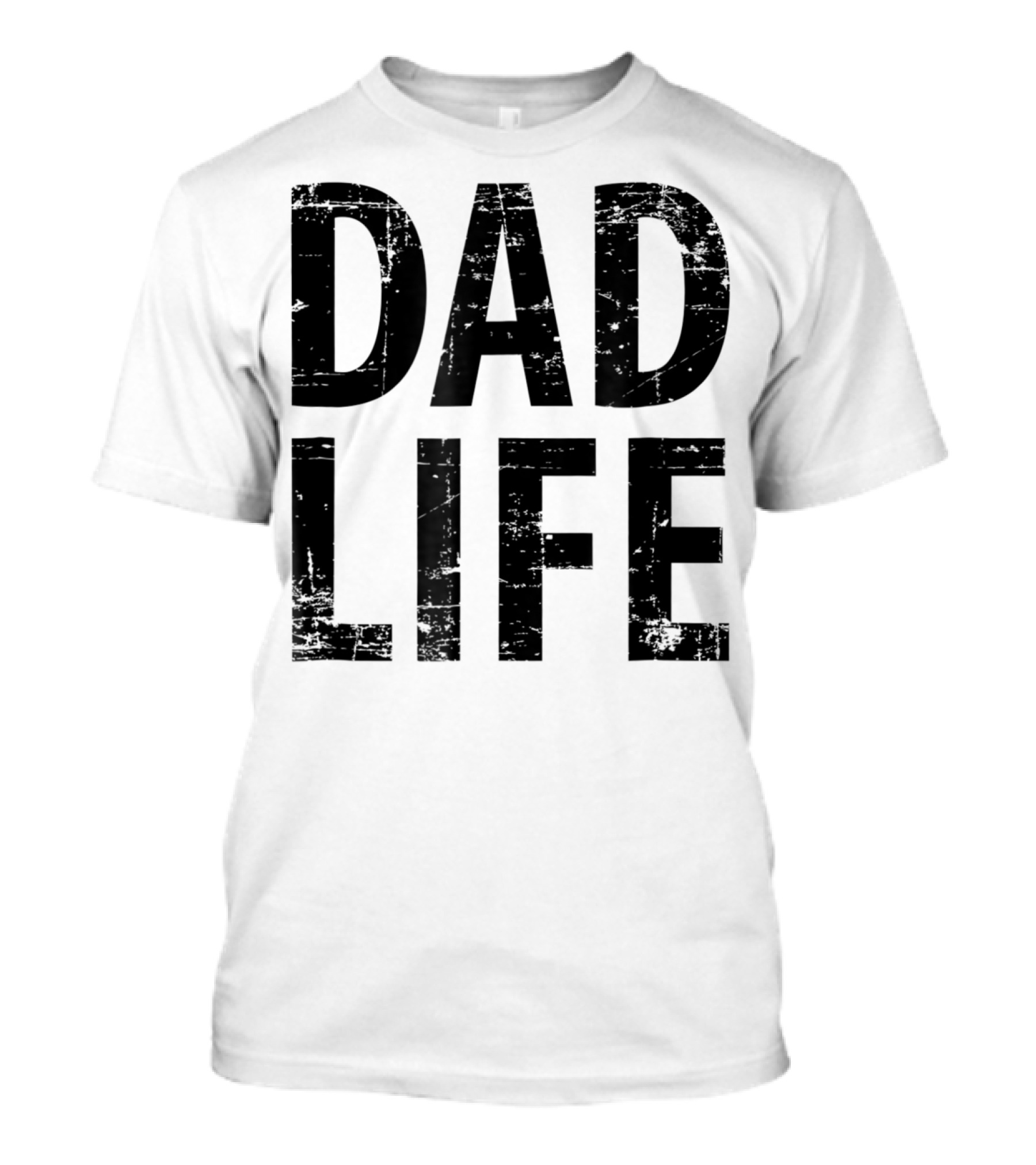 Dad Life Distressed Vintage Dark T-Shirt