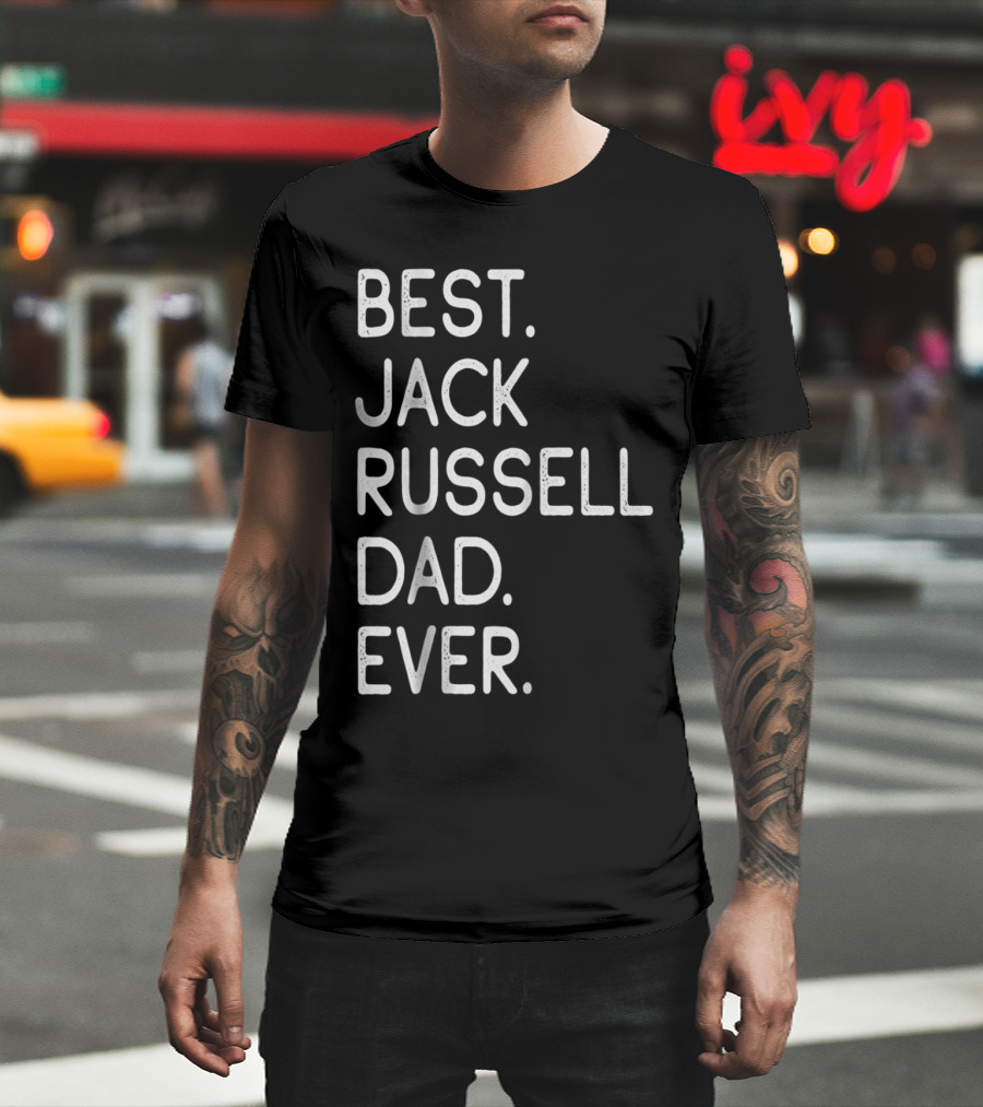 Best Jack Russell Dad Ever Proud Master Lover14 T-Shirt
